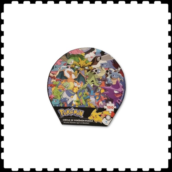 Pokemon | Toys | Pokemon Circle Of Pokemon Puzzle 5 Pieces | Poshmark